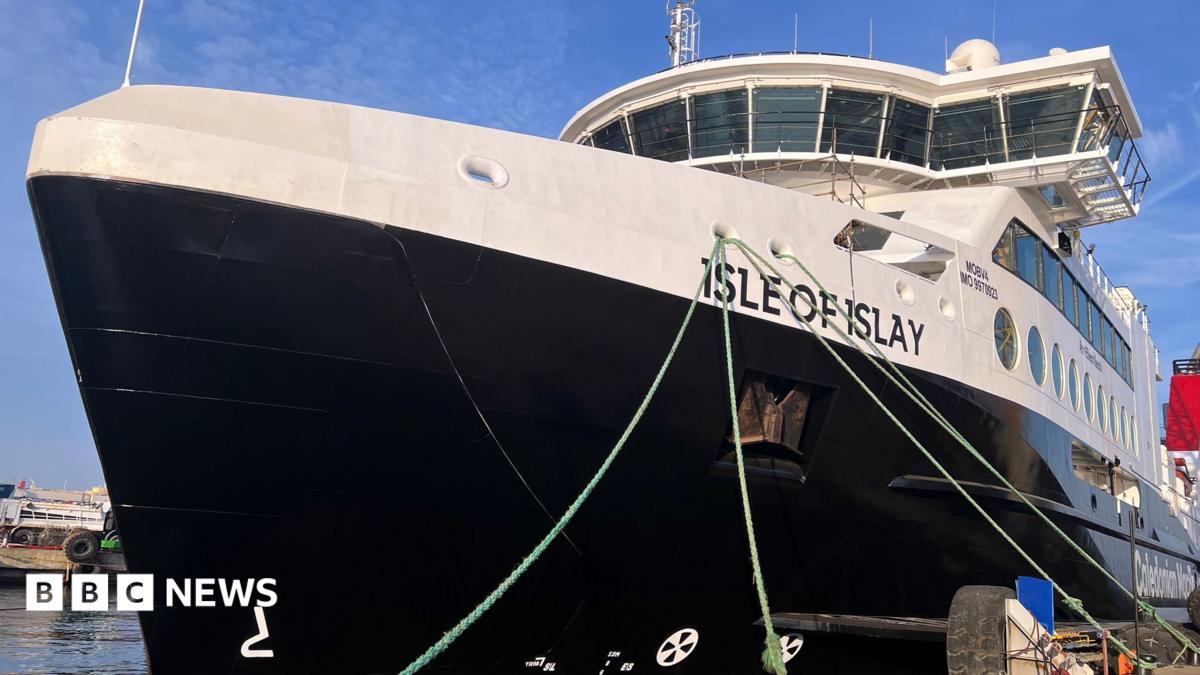 New CalMac ferry MV Isle of Islay handed over by Turkish shipyard - BBC ...