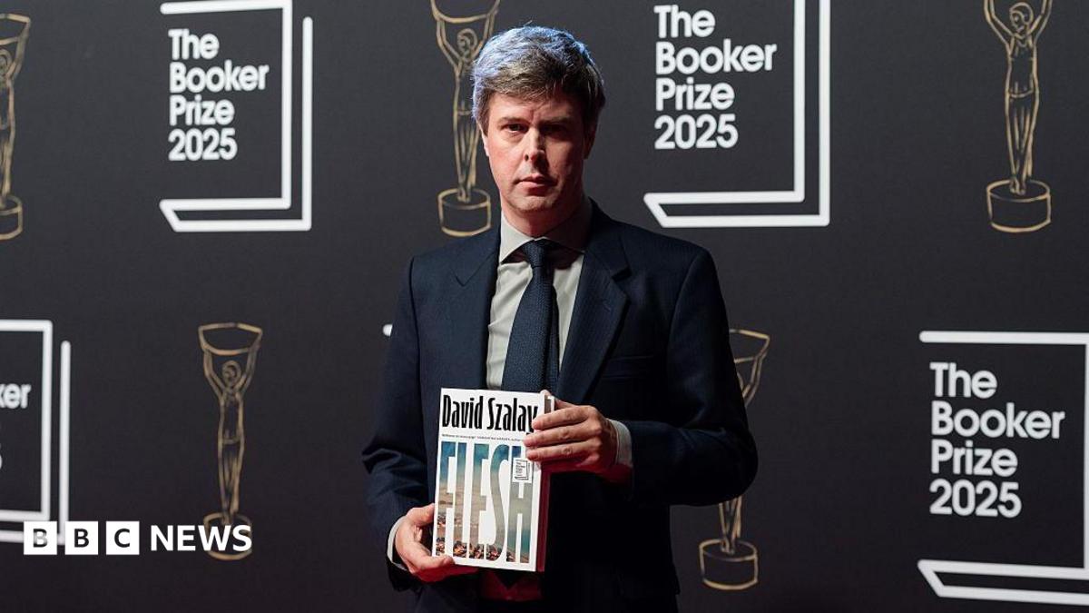 British-Hungarian author David Szalay's Flesh wins 2025 Booker Prize ...