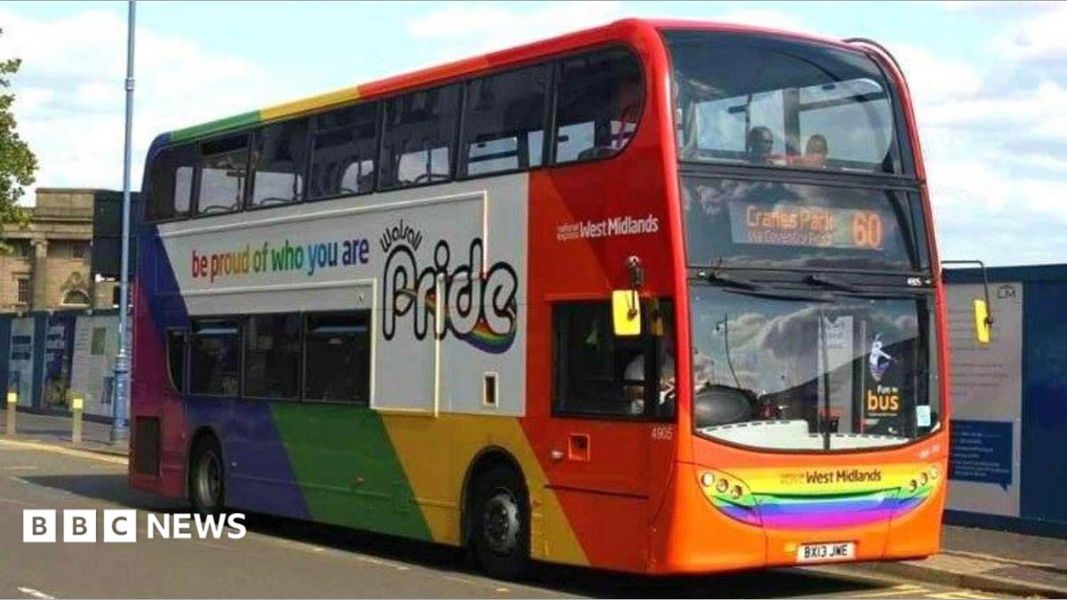 Pride bus back on all routes in Birmingham after threat - BBC News