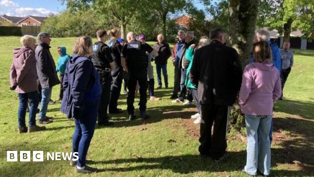 Stoke council will not intervene after Meir Park tree-felling row - BBC ...