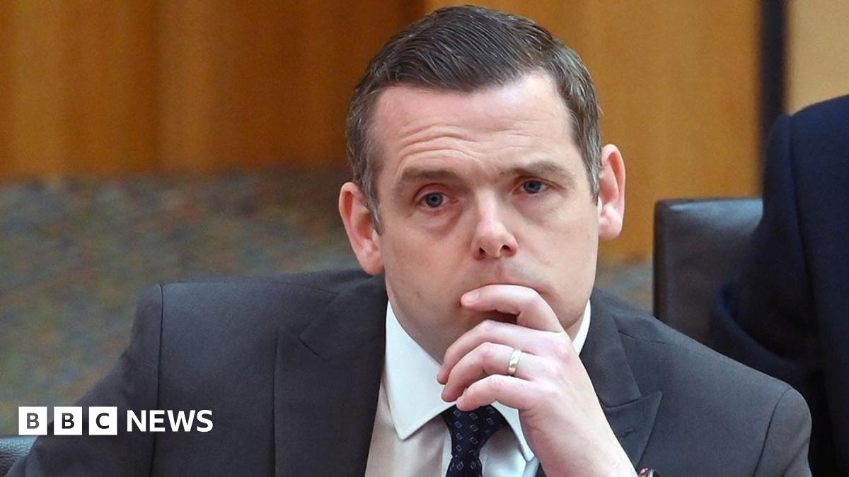 Douglas Ross to resign as leader of Scottish Conservatives - BBC News