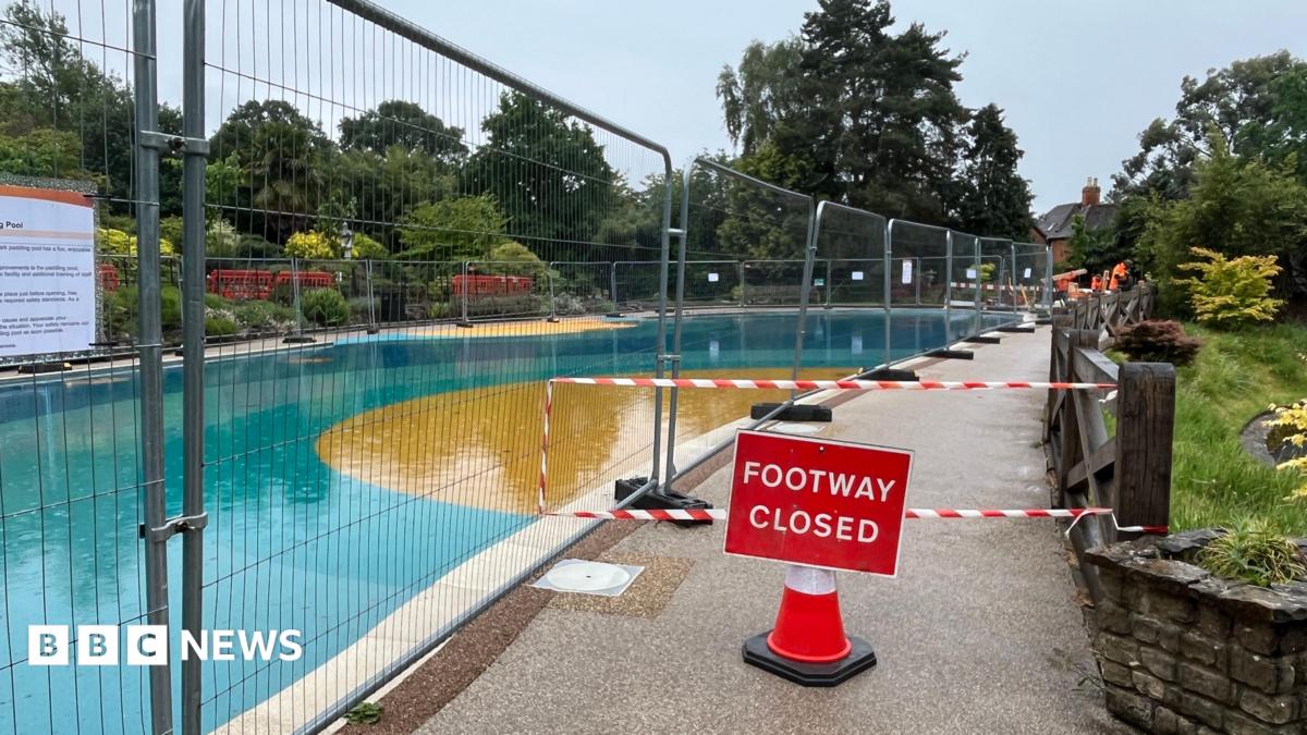 Stoke Park paddling pool opening date still unclear, council says - BBC ...