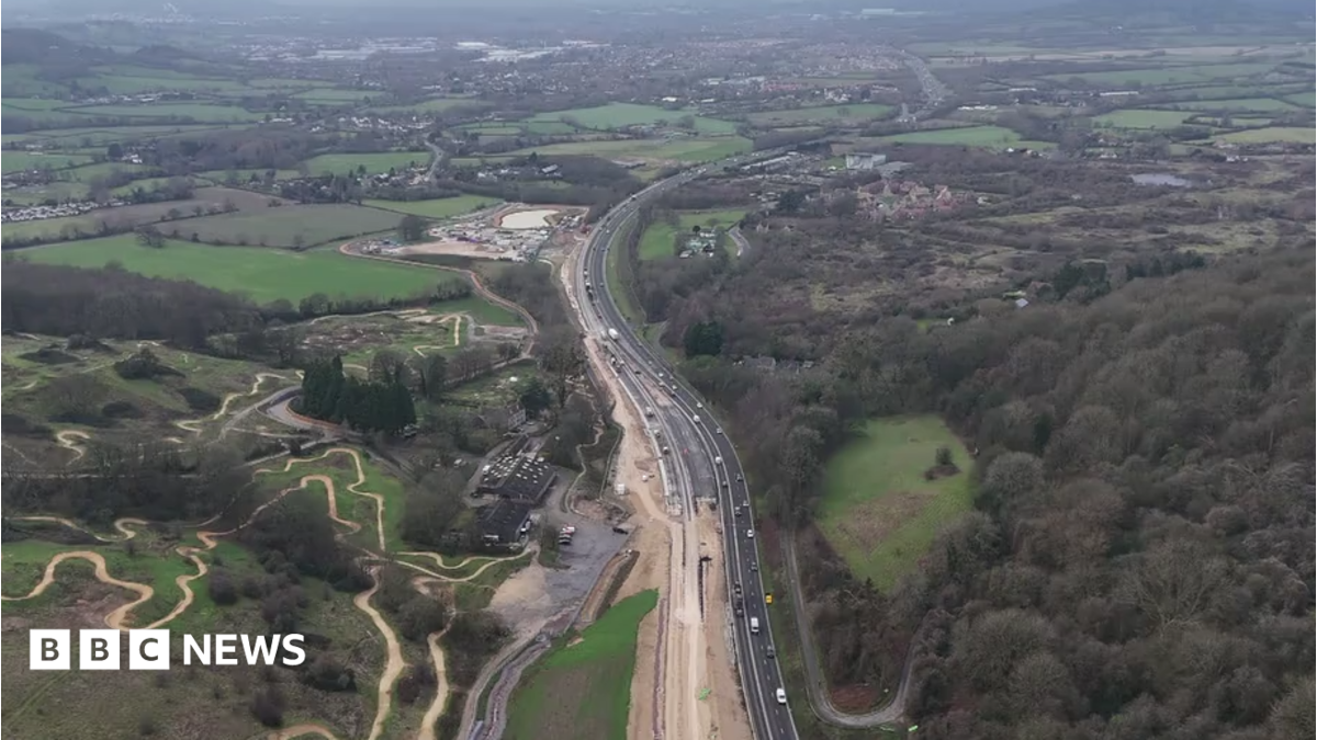 A417 to close overnight for weeks as part of Missing Link project - BBC ...