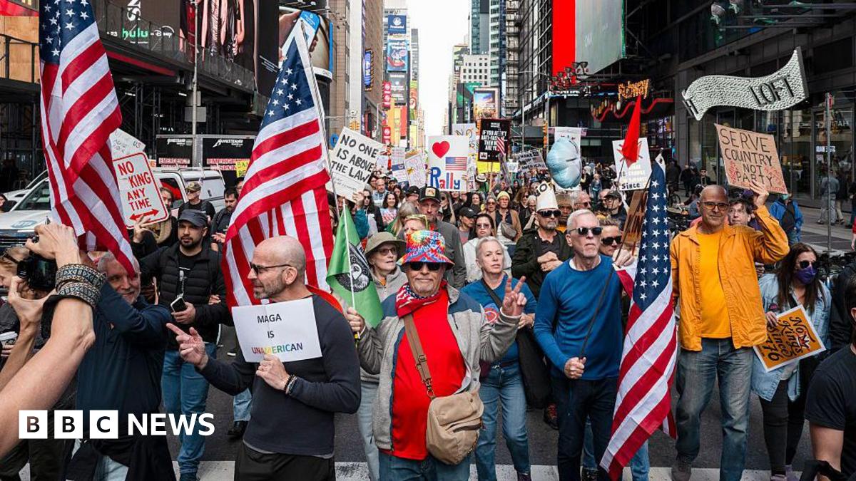 'No Kings' protests: where does Democratic opposition go next? - BBC News