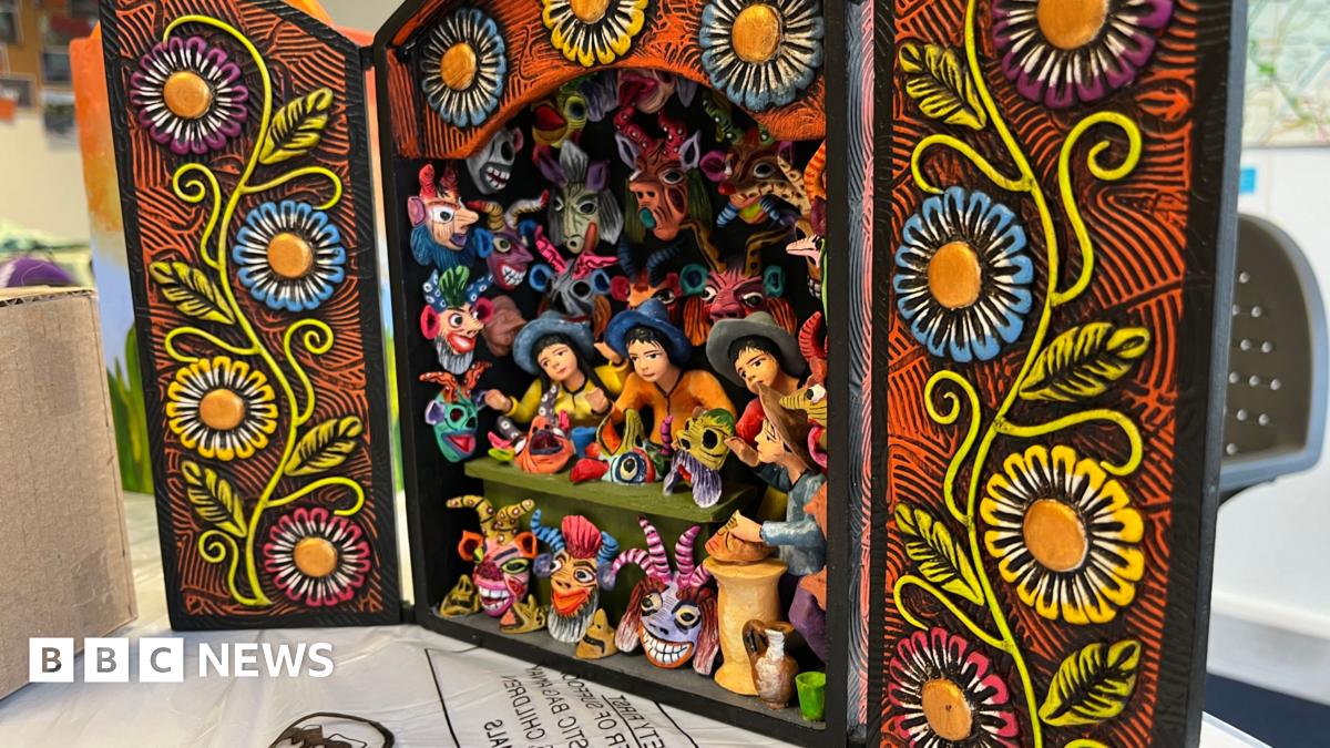 Peruvian-style folk art used to celebrate life living in Fenland - BBC News