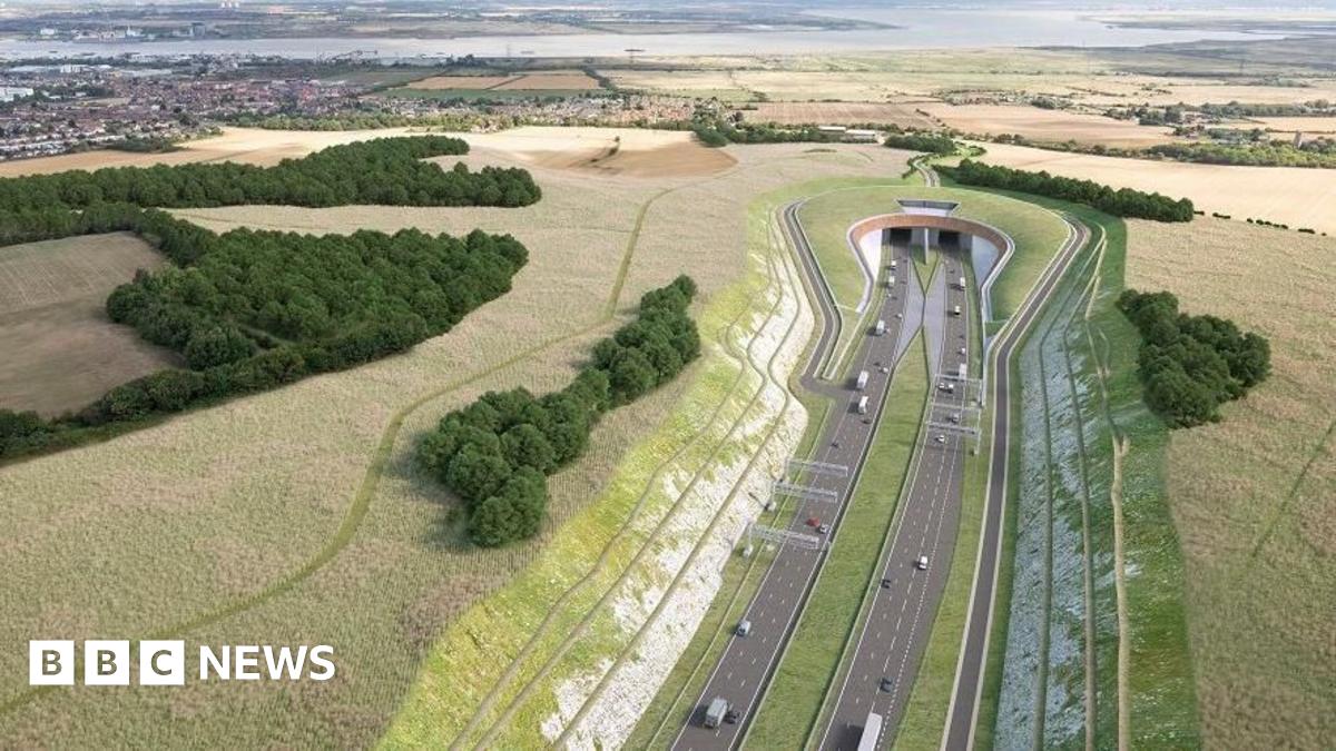 Lower Thames Crossing: The government's road for Essex and Kent - BBC News