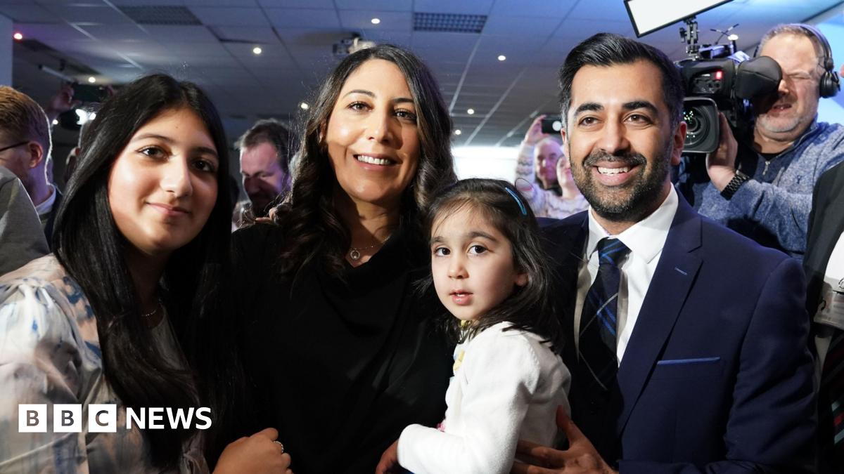 Former first minister Humza Yousaf and wife welcome baby girl - BBC News