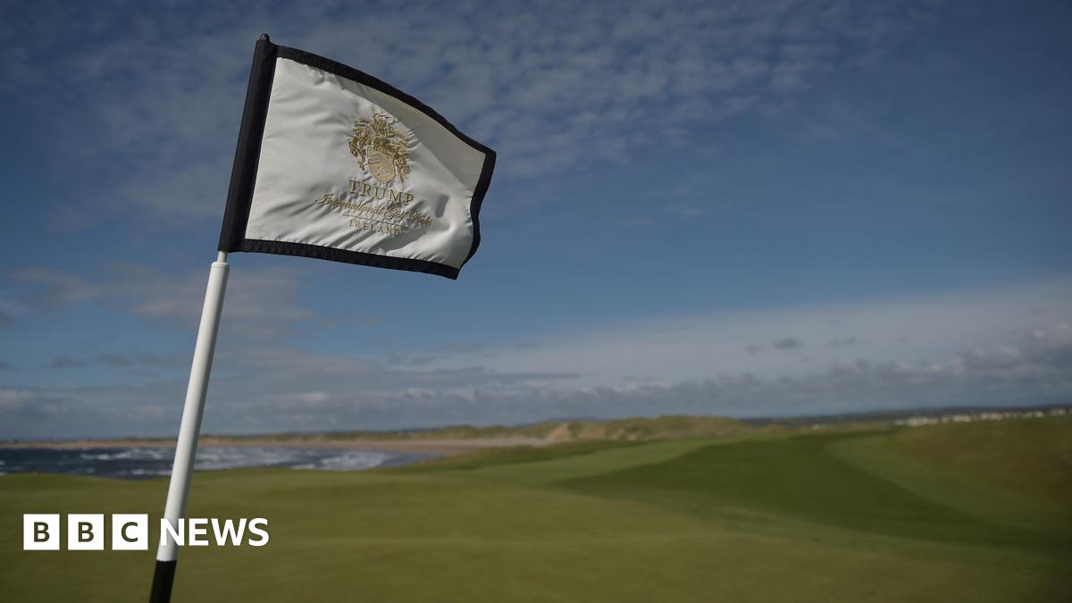 Donald Trump's Doonbeg golf course damaged by protestors - BBC News