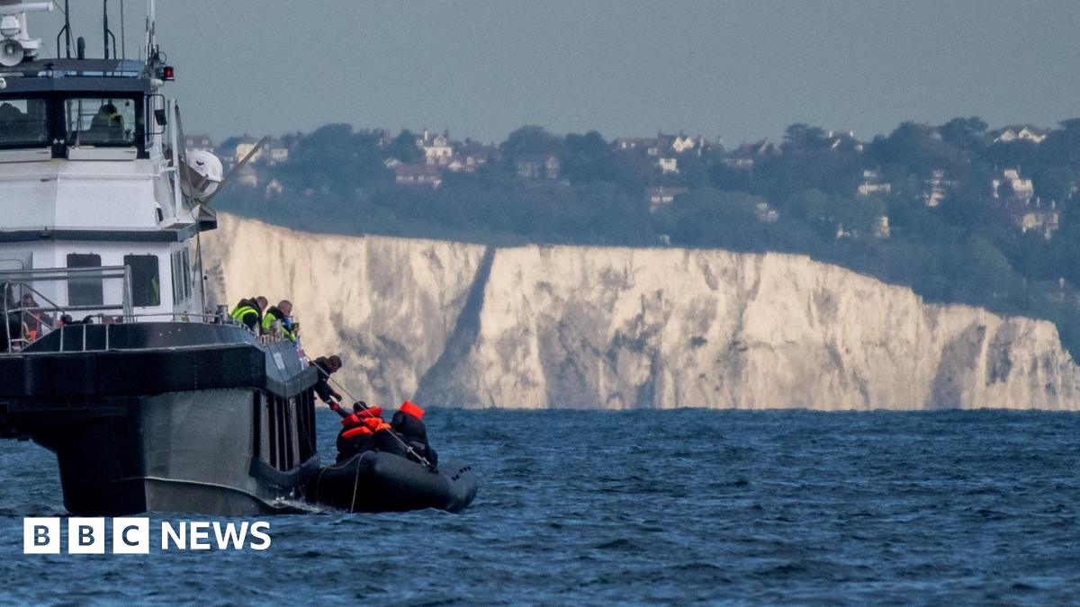 What happens to people who cross the Channel on small boats? - BBC News