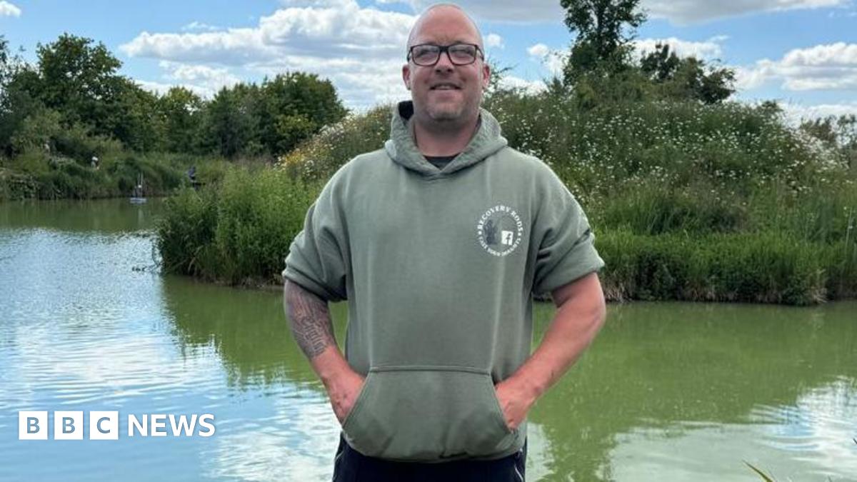 'Fishing has always been my escape from addiction' - BBC News
