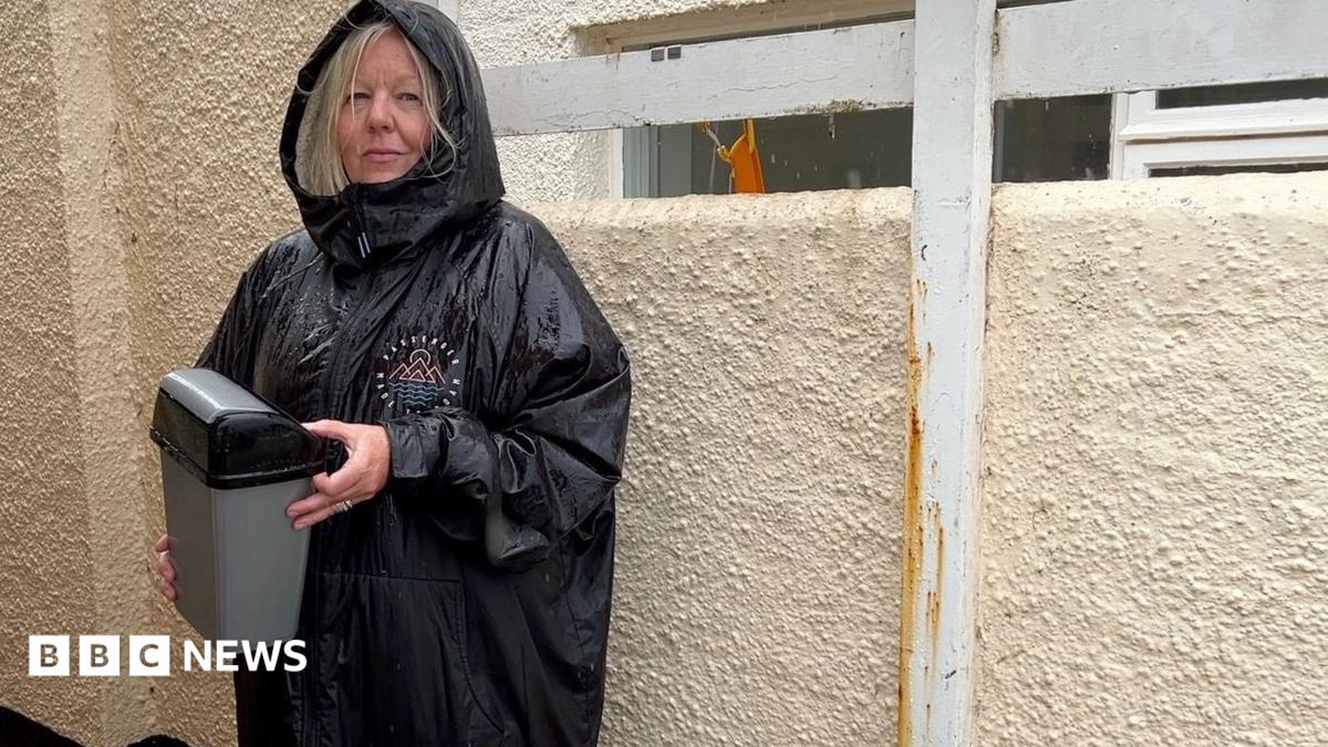 Sanitary bin ban row at Devon seaside toilets - BBC News