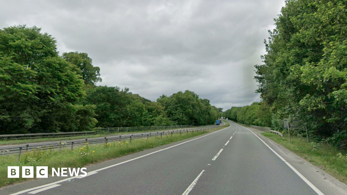 Woman dies on A66 in County Durham in HGV and car crash - BBC News