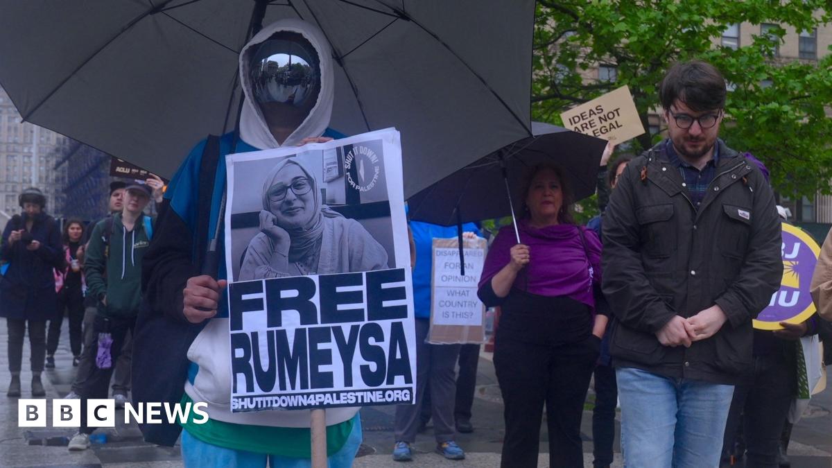 Rumeysa Ozturk: Turkish Tufts University student released on bail - BBC ...