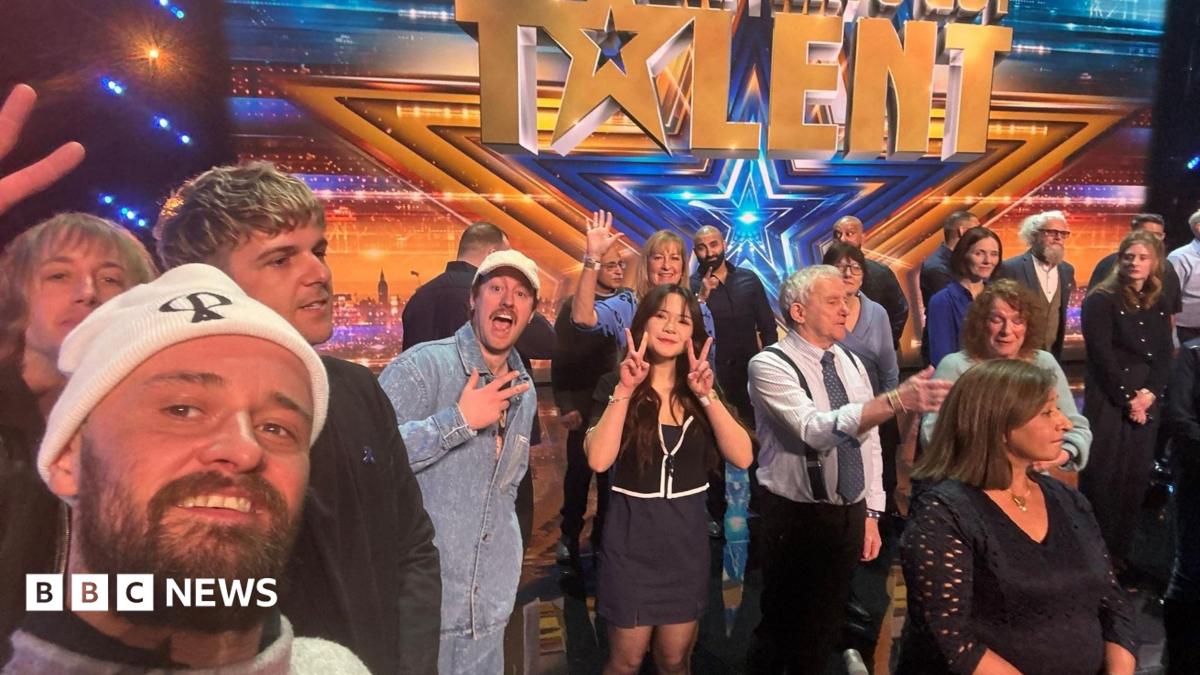 Worthing singer and Post Office choir deliver moving BGT entry - BBC News