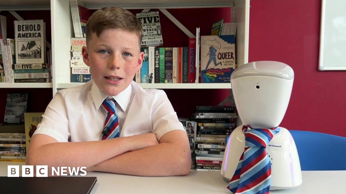 Twickenham pupil with cancer able to attend school using robot - BBC News