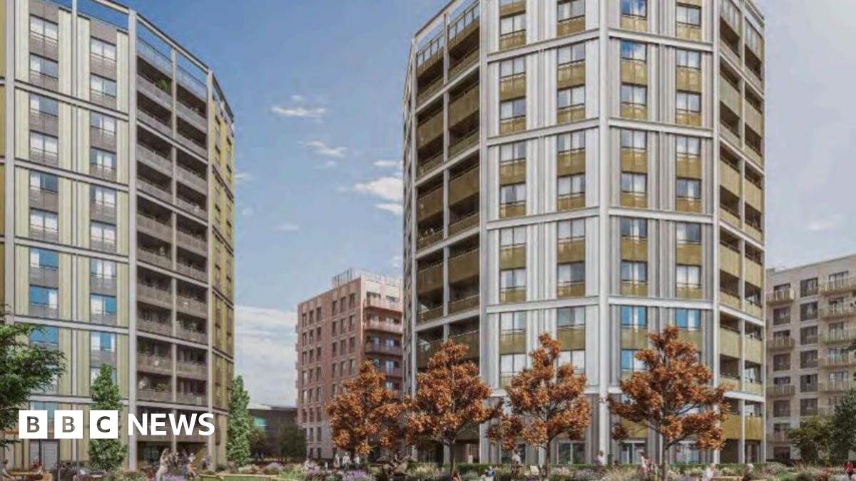 Green light for 456 new homes on former gasworks in Epsom - BBC News