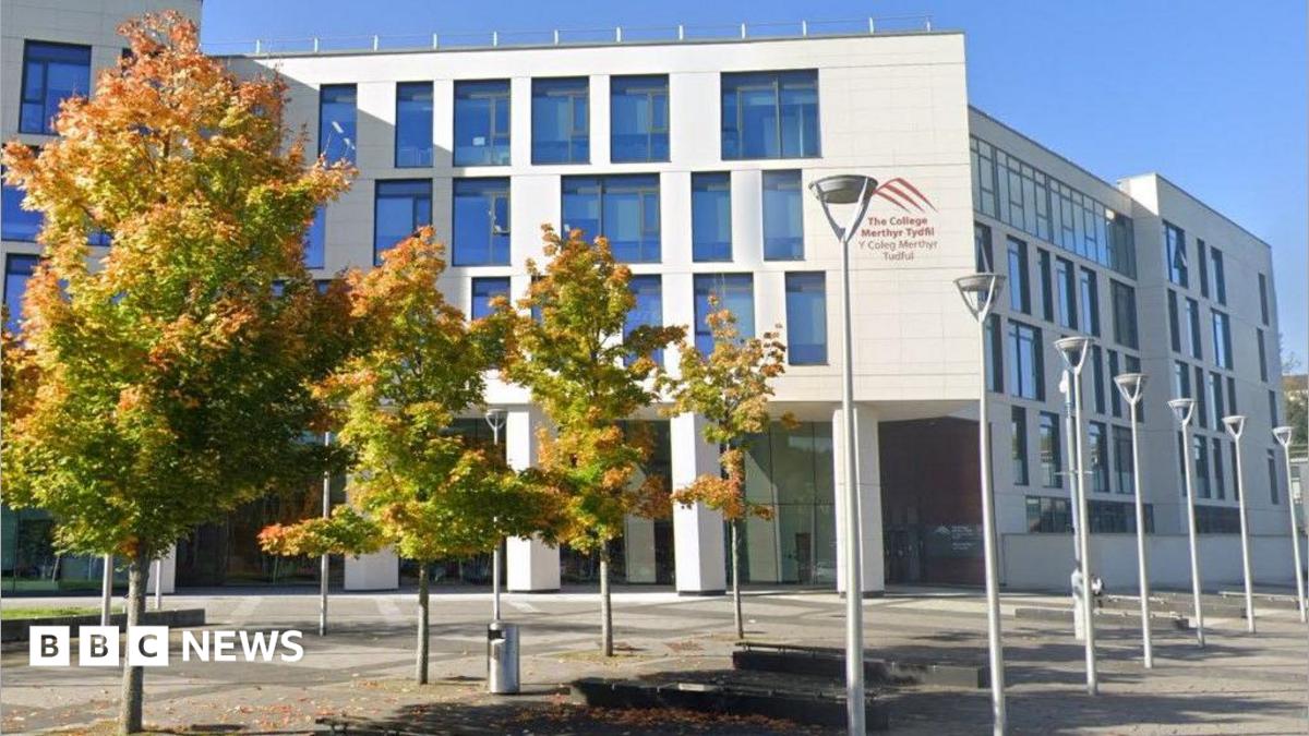 Man, 21, admits posting Merthyr Tydfil college threats video - BBC News