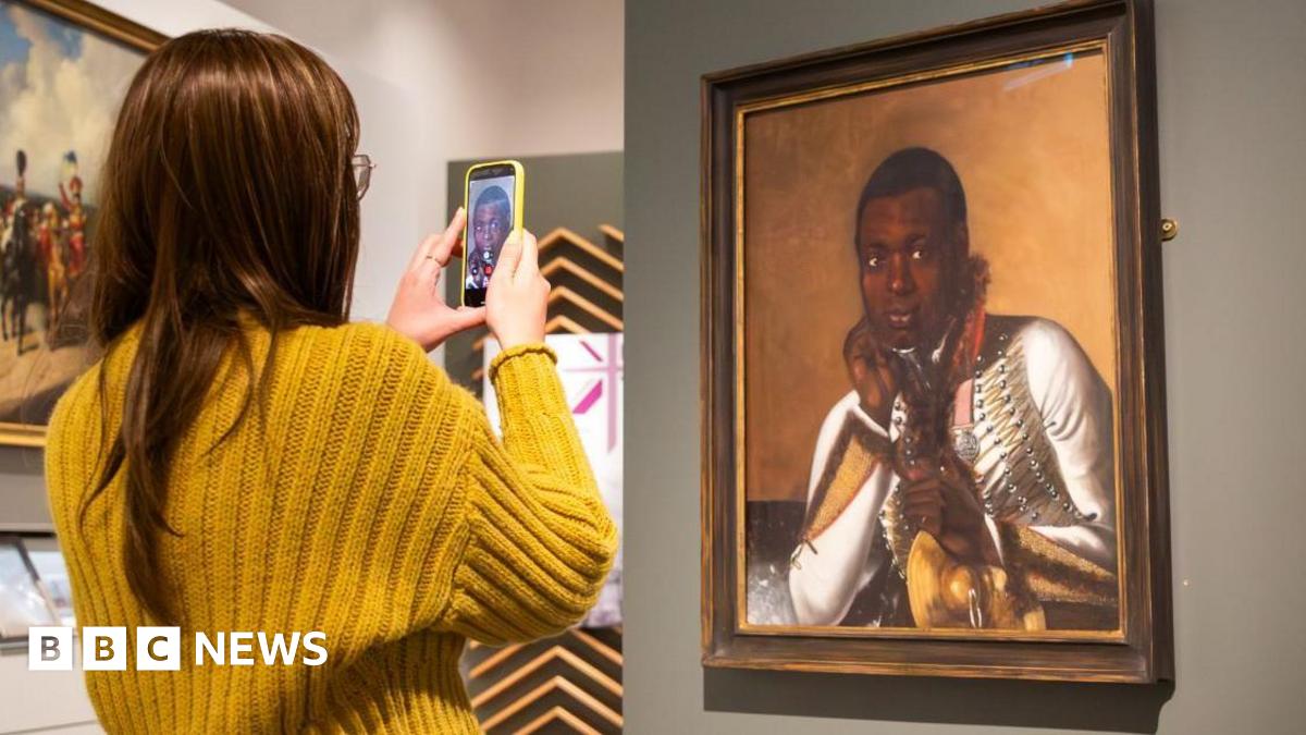 Thomas James is black soldier in painting, Army museum says - BBC News