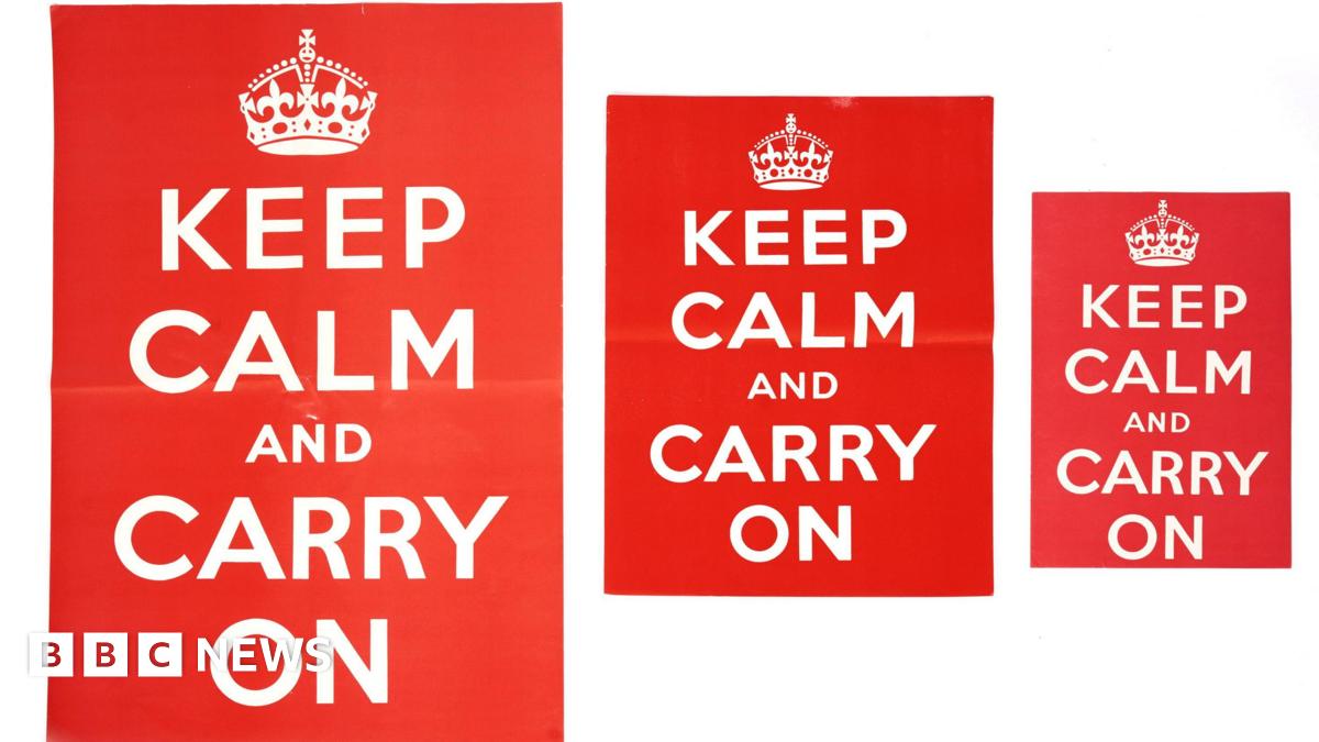 'Keep calm' posters estimated to sell for £6k - BBC News