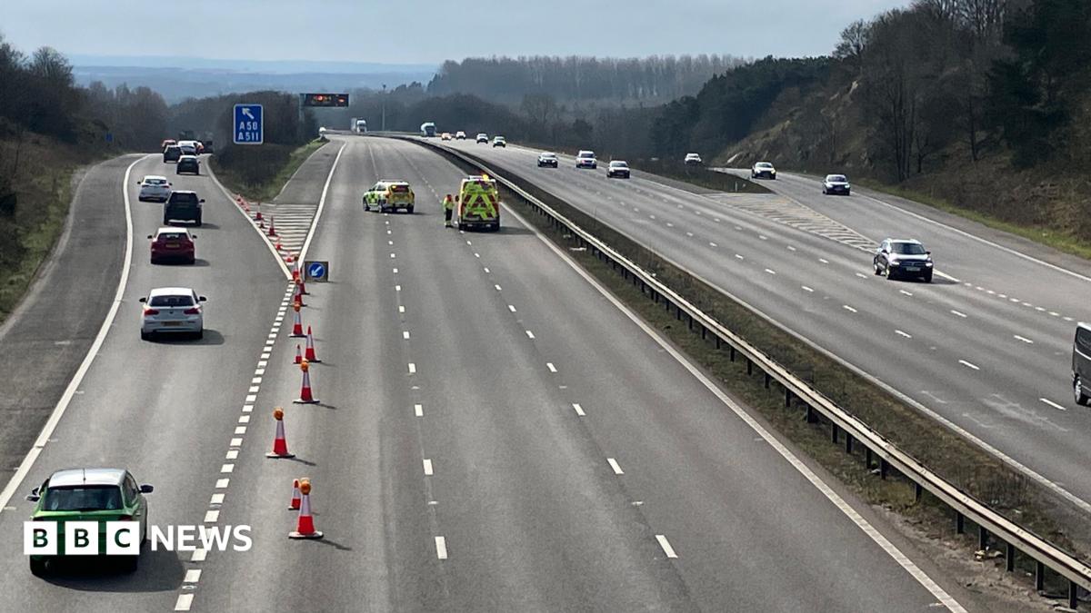 Further police appeal over death of driver in M1 crash - BBC News