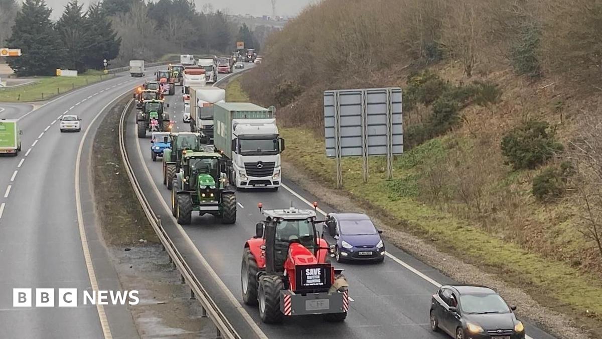 Suffolk Police reveals route for farmers' tractor go-slow protest - BBC ...