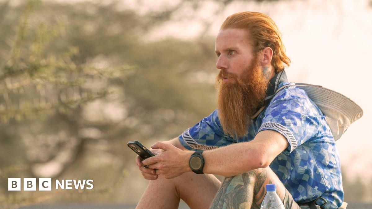 Hardest Geezer: Man who ran length of Africa to release book - BBC News