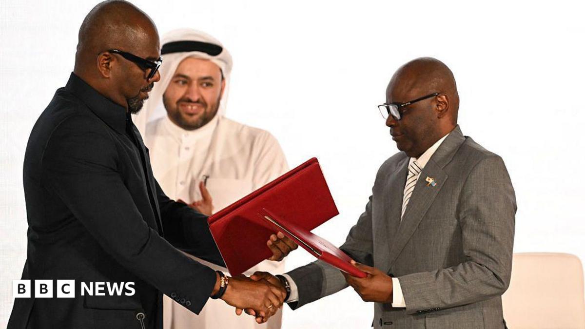 DR Congo and M23 rebels sign framework for peace in Qatar - BBC News