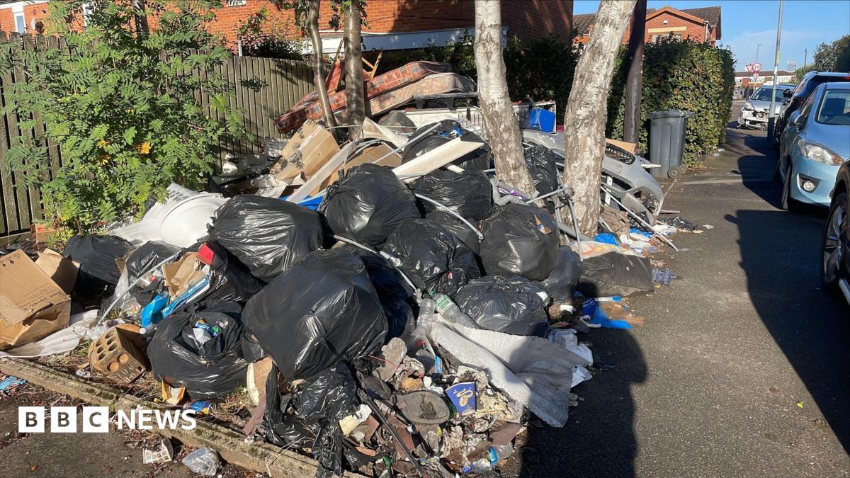 Birmingham waste sent to landfill has doubled, figures show - BBC News