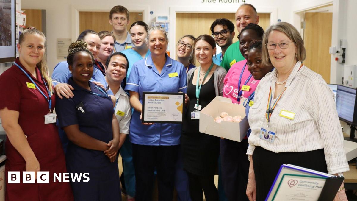 Bath RUH highlighting importance of organ donation - BBC News