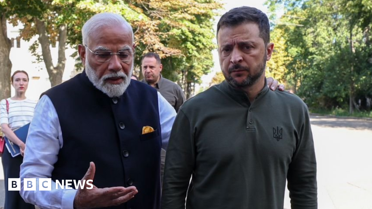 Modi in Ukraine: Diplomatic tightrope for Indian PM as he visits Kyiv ...