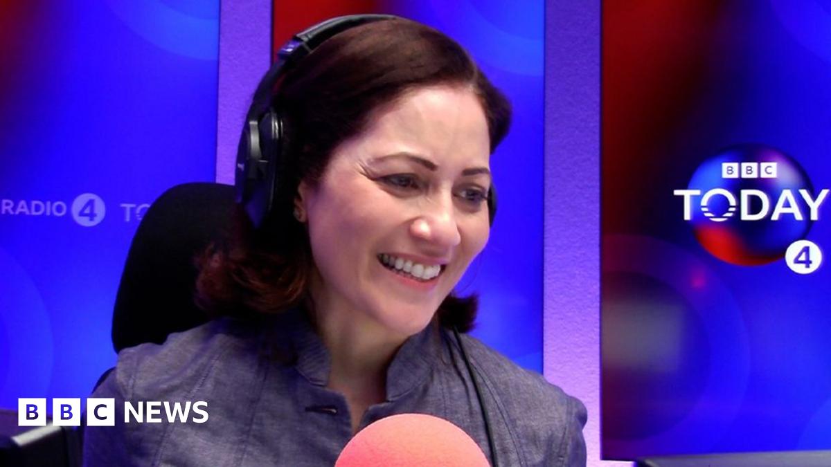 Mishal Husain bids farewell in final Today episode - BBC News