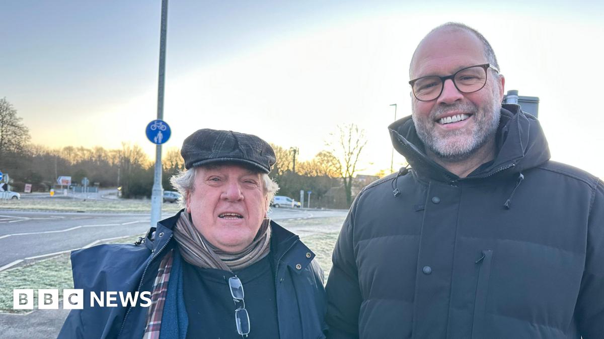 Martin Bayfield opposes a new solar farm in Northamptonshire - BBC News