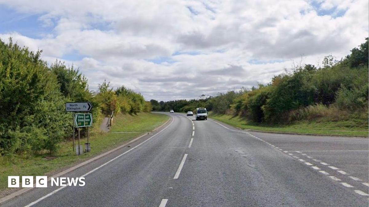 Man dies in crash on A16 Fotherby bypass near Louth - BBC News