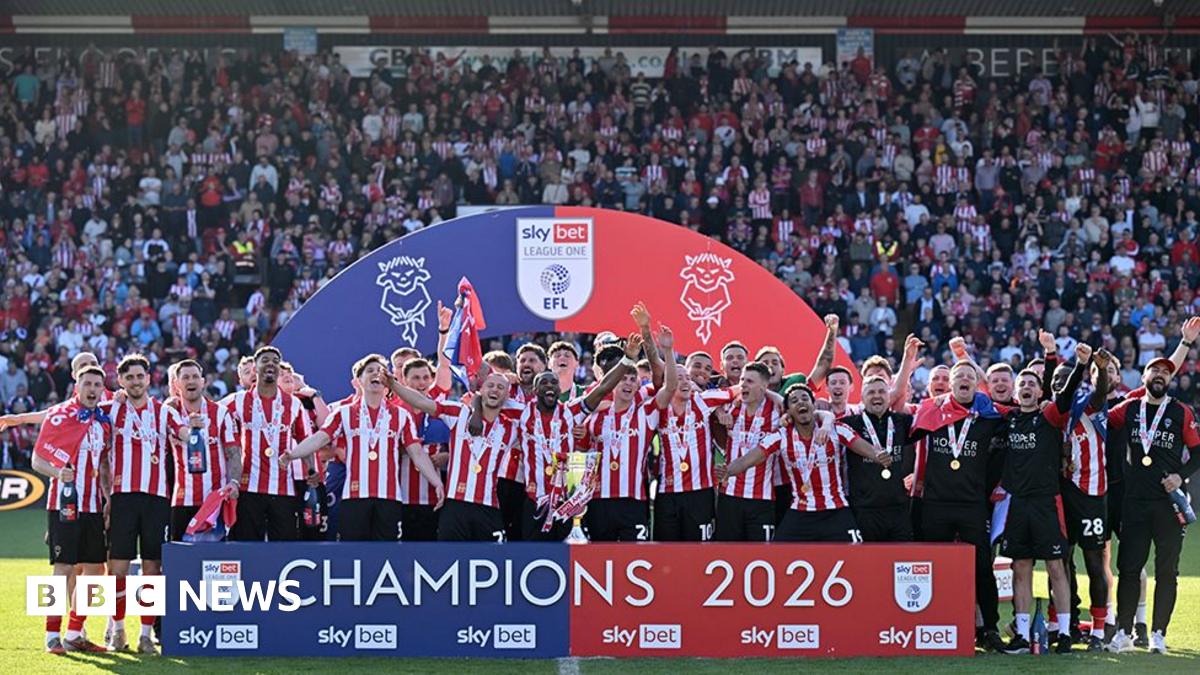 Lincoln City's celebratory open-top bus parade route confirmed - BBC News