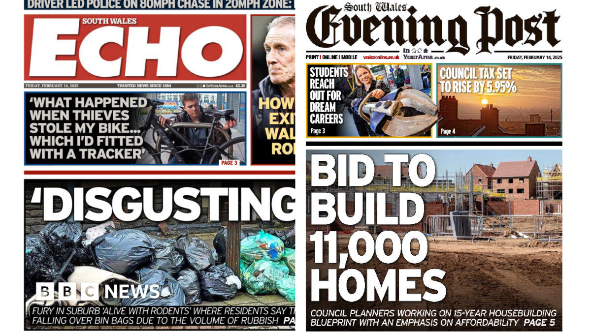 Wales' papers: FM 'faces new vote' and doping ban for star - BBC News