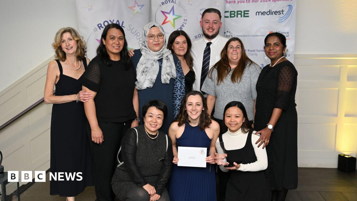 Royal Surrey NHS Foundation Trust staff praised at awards event - BBC News