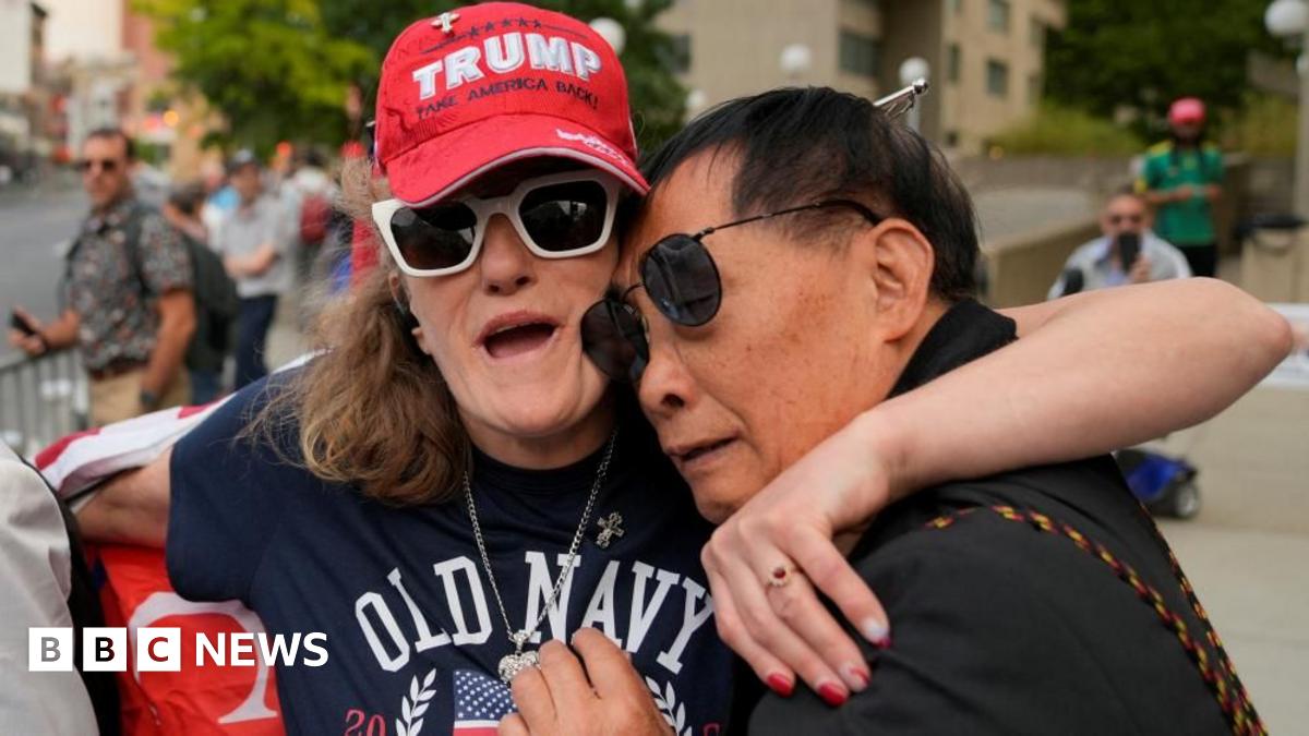 Trump verdict: Former president found guilty in hush-money case - BBC News
