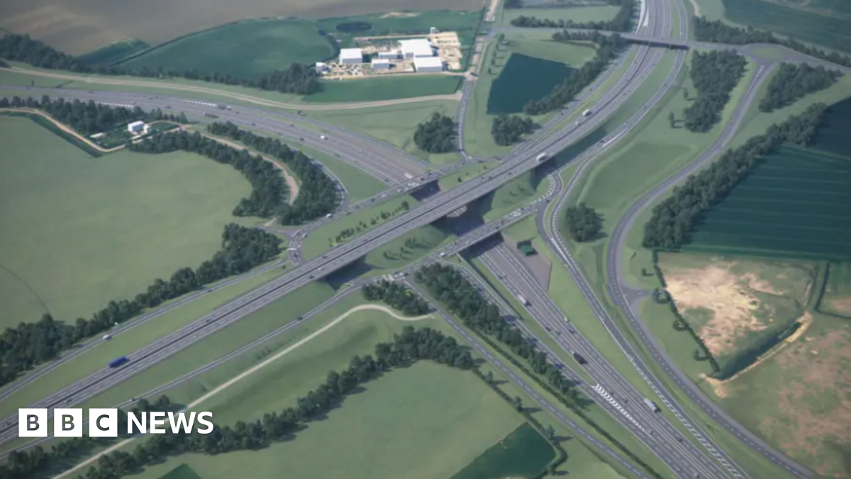 A421 westbound in Bedfordshire to close to 'strengthen weak soil' - BBC ...
