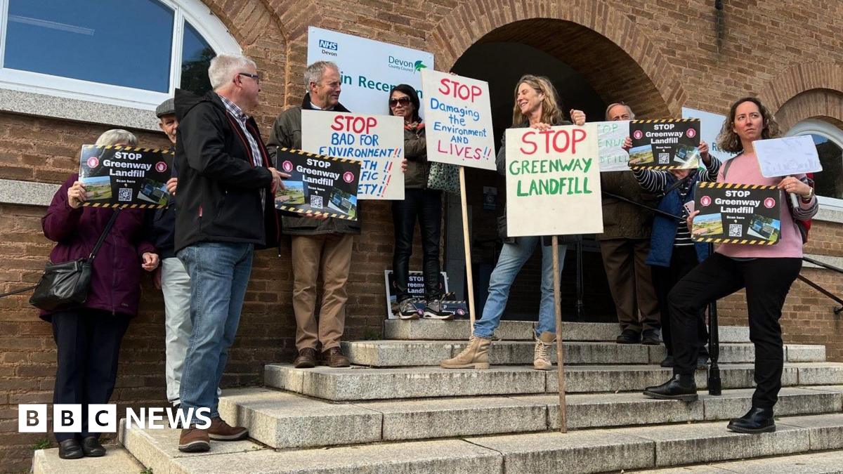 Controversial plans for landfill site near Tiverton thrown out - BBC News