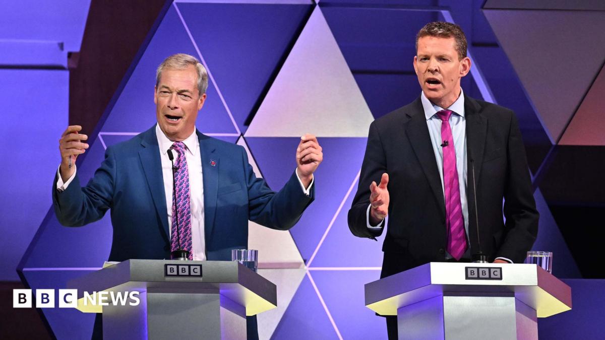 General election: Immigration fuels high tempered debate clash - BBC News
