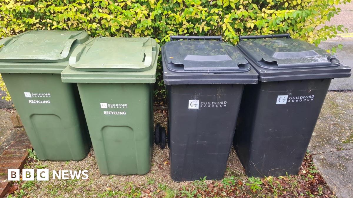 Surrey: Guildford bin collection changes over festive break - BBC News