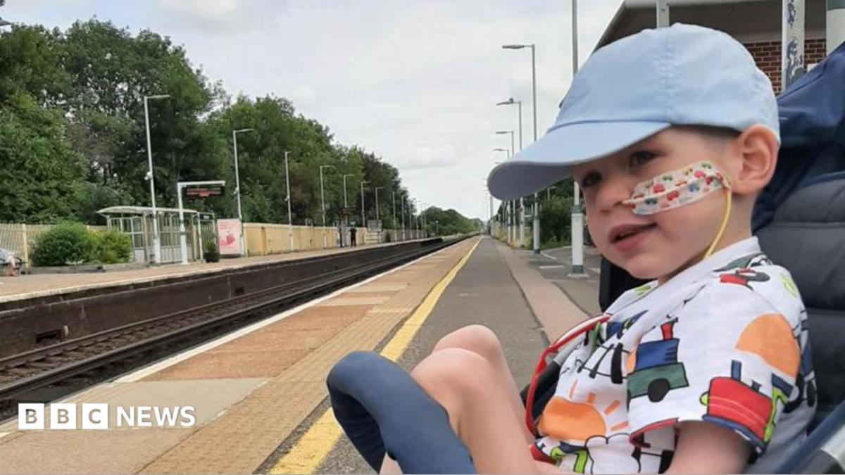 Work colleagues visit London stations to fundraise for Sussex boy - BBC ...