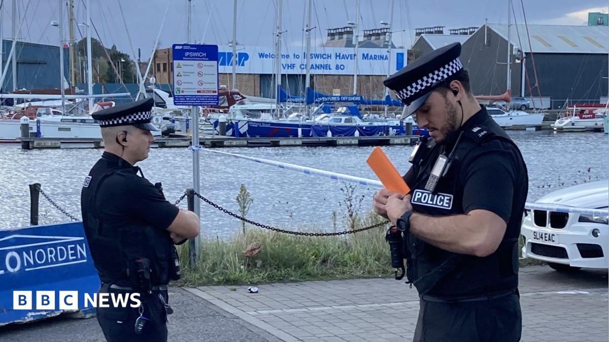 Ipswich: Search at Waterfront after reports person fell in water - BBC News