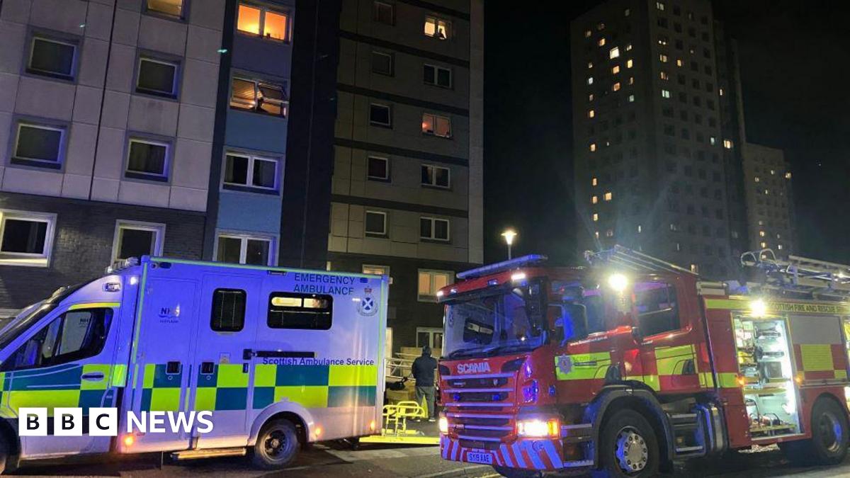 Aberdeen tower block fire may have been deliberate - BBC News