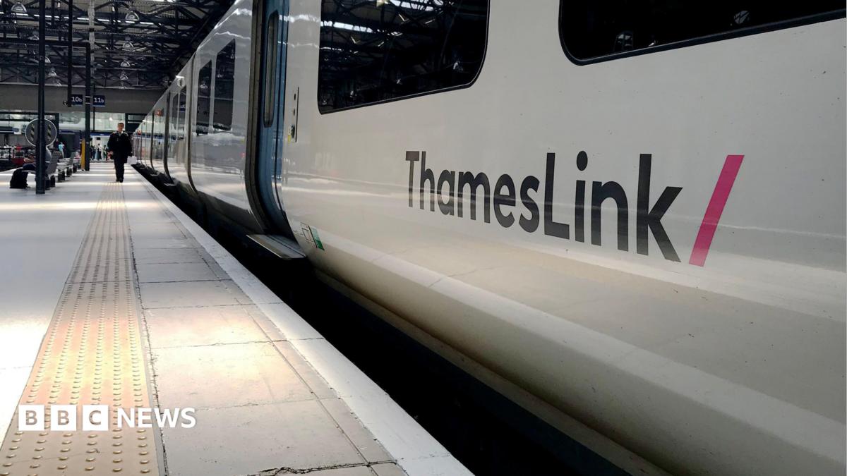 Thameslink train services disrupted by staff shortages - BBC News