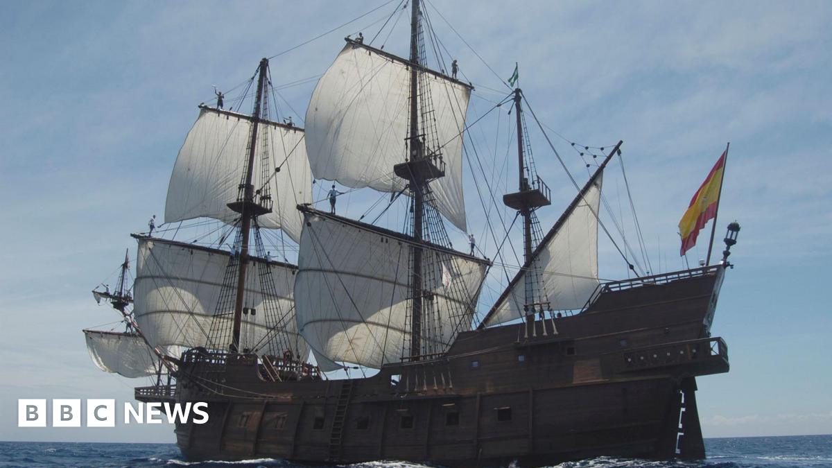 Gravesend: Historic galleon open to the public at Kent port town - BBC News