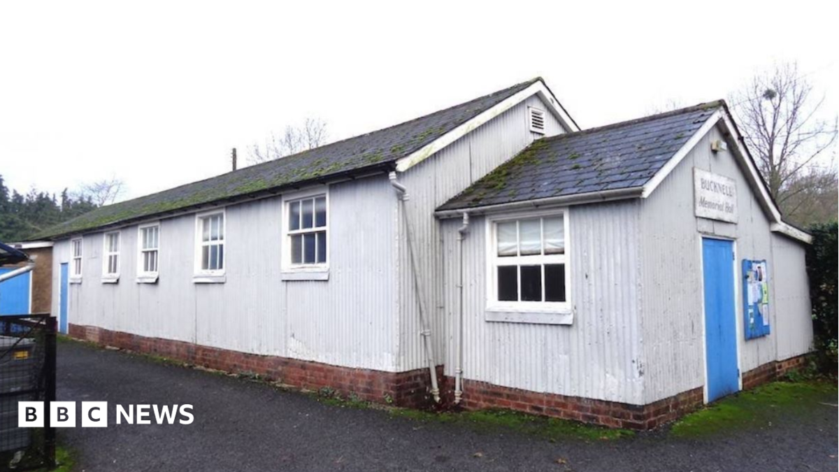 Plans to replace ageing Bucknell village hall - BBC News
