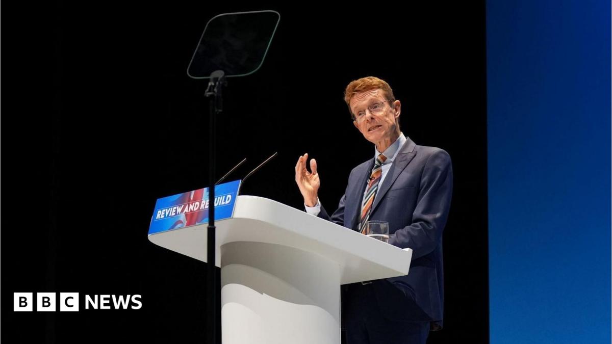 Andy Street says his mayoral campaign can be 'lesson' for Tories - BBC News