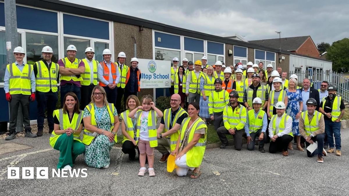 Work begins on £3m refurbishment of Hilltop school - BBC News