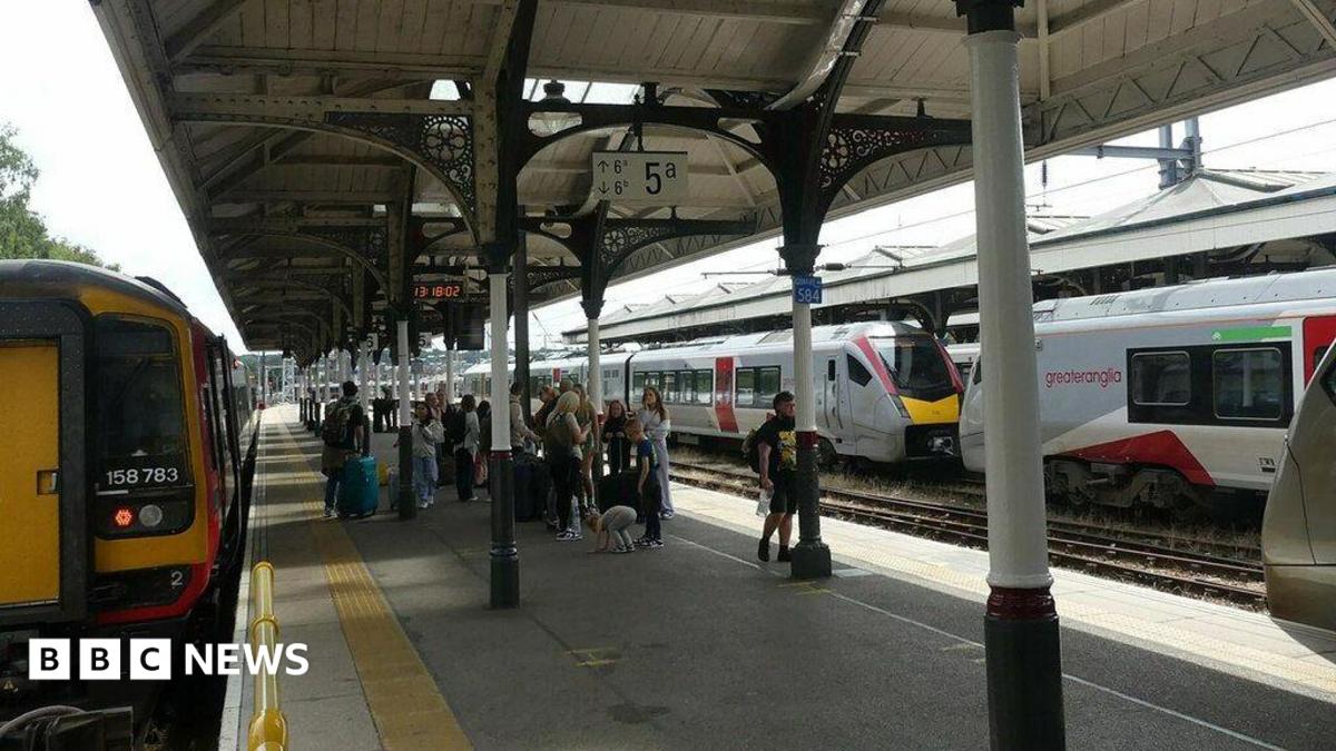 Trains reinstated between Norwich and London but delays continue - BBC News